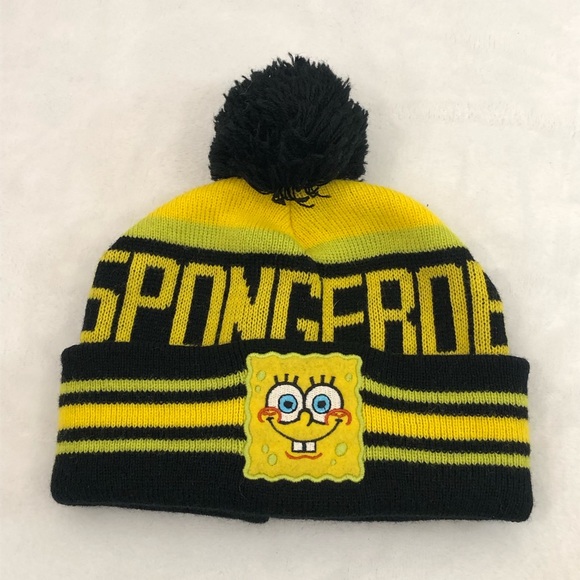 Nickelodeon | Accessories | Nickelodeon Spongebob Squarepants Black Pom ...